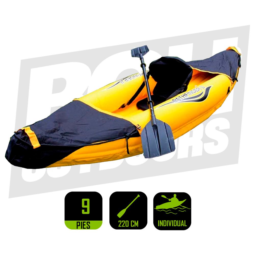 KAYAK ECOLOGY PATHFINDER II PRO INDIVIDUAL C/REMOS 13305 | Bou Outdoor ...
