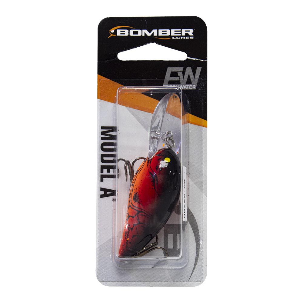 BOMBER B06AXC5 MODEL A CRANKBAIT 2 1/8PULG 3/8 OZ RED CRAW/ORANGE ...