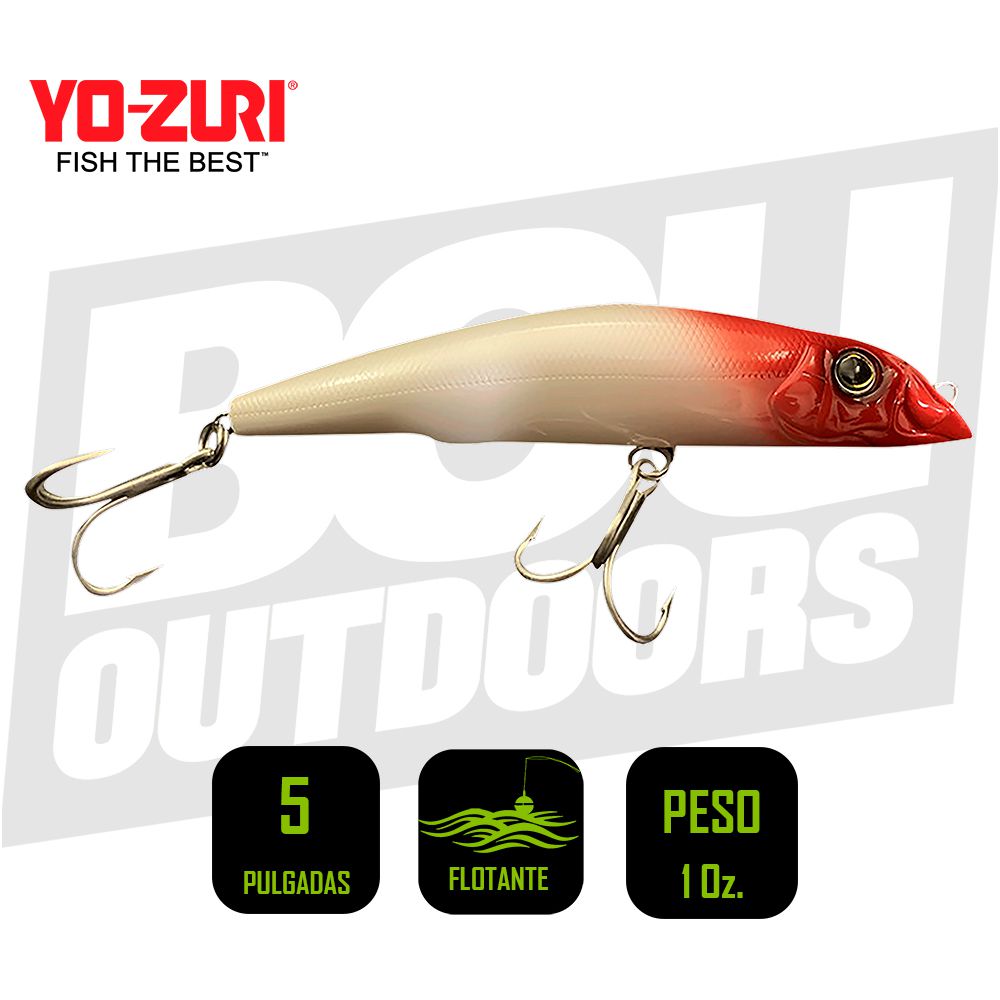 YO-ZURI MAG DARTER 5 PULG 1OZ PEARL RED READ R1144PRH | Bou Outdoor Store