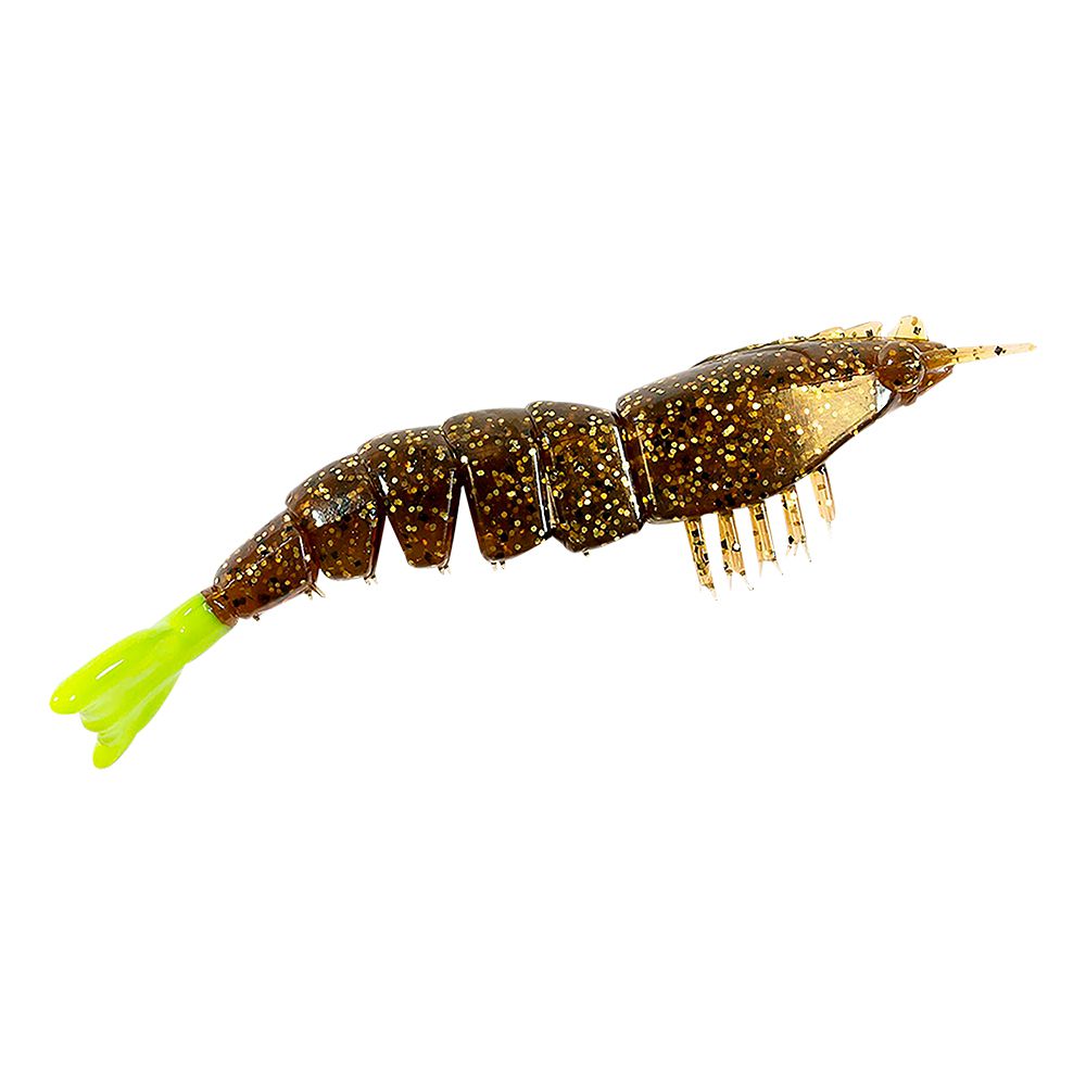 SHRIMP Z-MAN 3.5 PULG EZSU-240PK4 ROOTBEER / CHAR (4) | Bou Outdoor Store